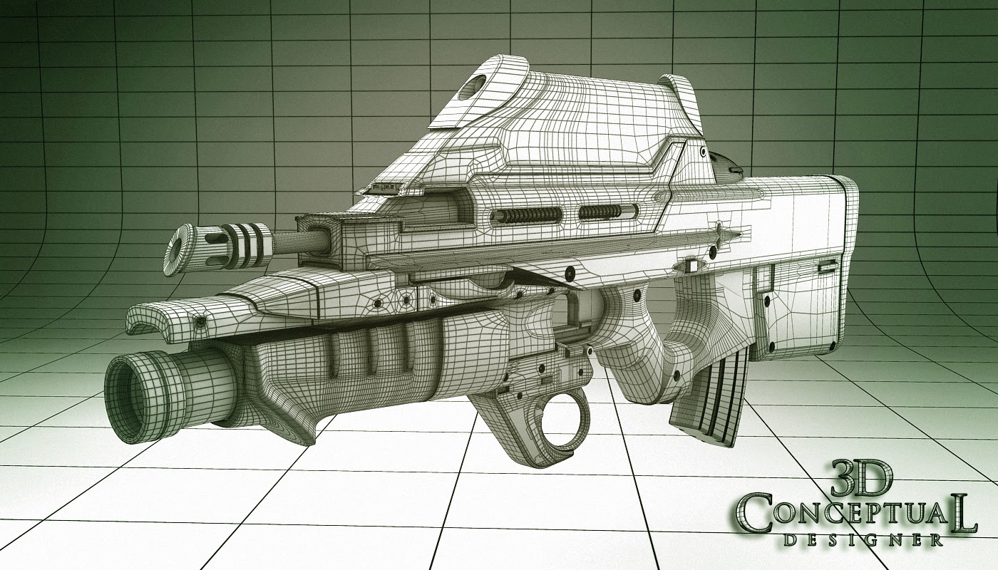 3DconceptualdesignerBlog: 3D Stock Model Build Review Fabrique National ...